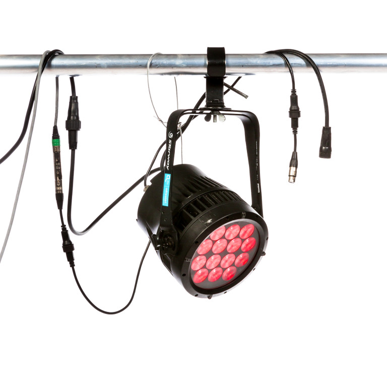 Lot de 4 projecteurs LED IP RGBW-SupraKolor — Parcs de matériels ...