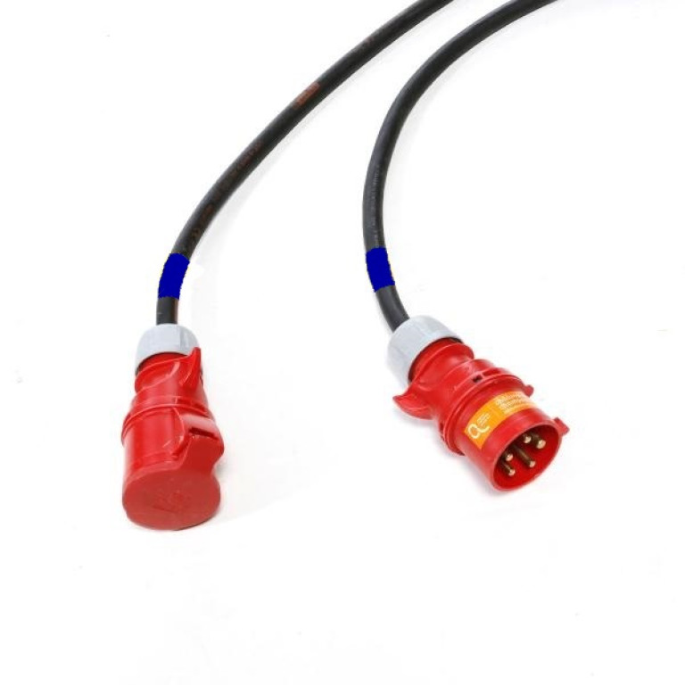 Câble 5G10 P17 32A Mâle/Femelle - 25 m — Parcs de matériels scéniques ...